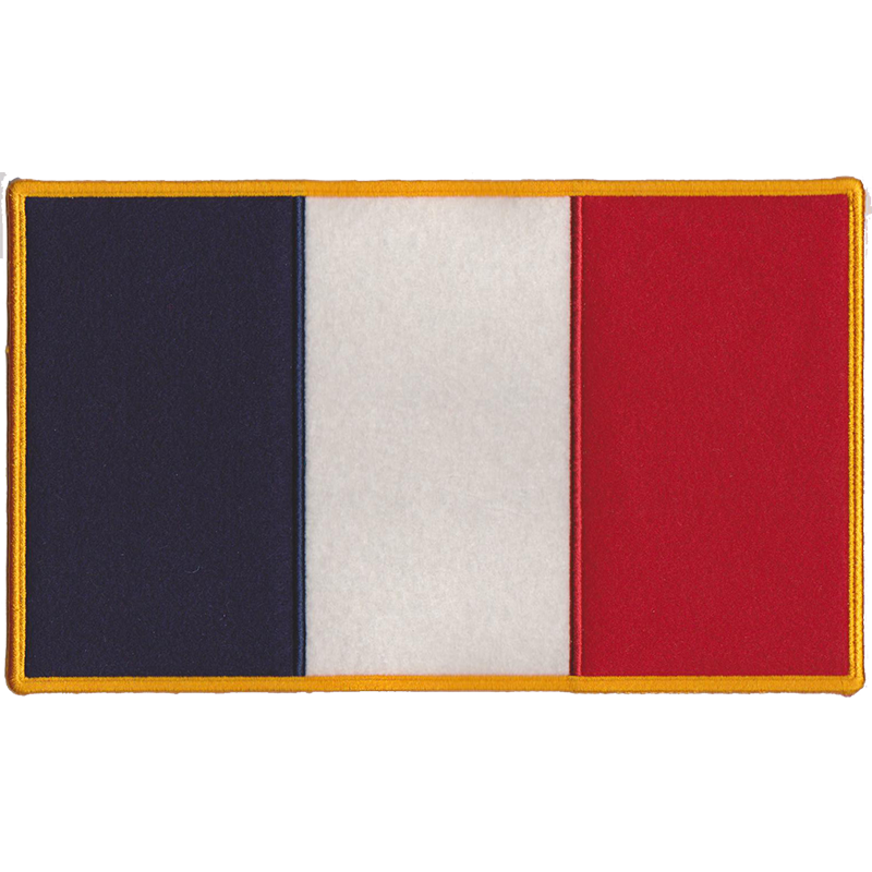 Buy French Flag Patches - Perfect for Varsity Jackets