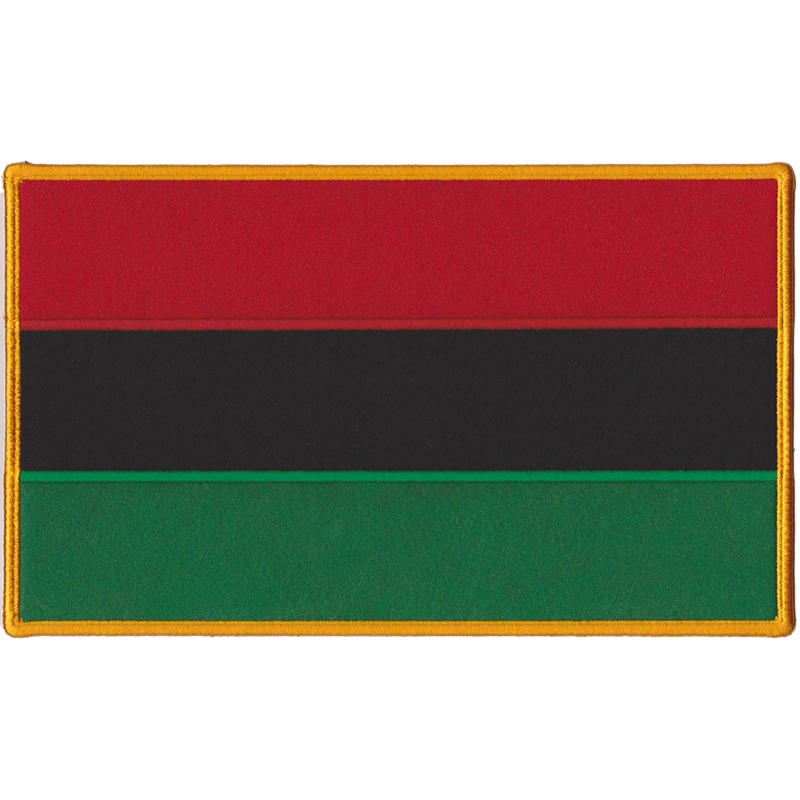 Buy Pan African Flag Patches - Perfect for Varsity Jackets